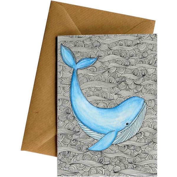 Whale - Greeting Card - Friendsheep